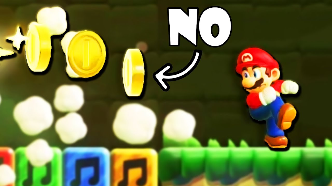 Mario Wonder pero SIN TOCAR MONEDAS - YouTube