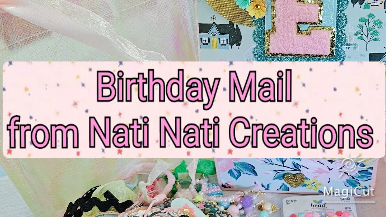 Birthday Mail from @nnmnicolep3341 !Yay!! #papercraft #craft - YouTube