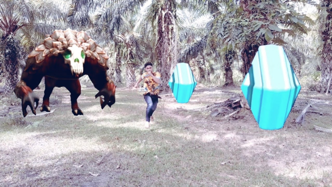 Temple run 3 demon monkey in real life - YouTube