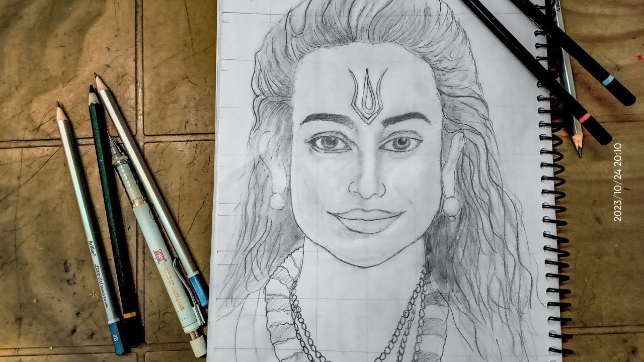 shree Ram ji ka drawing tutorial / Prabhu shree Ram ka drawing kaise ...