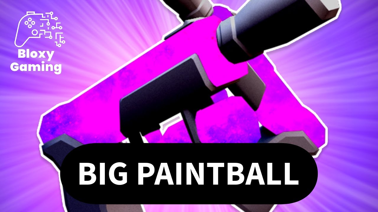 FIRST VIDEO | BIG PAINTBALL ROBLOX | BLOXY GAMING - YouTube