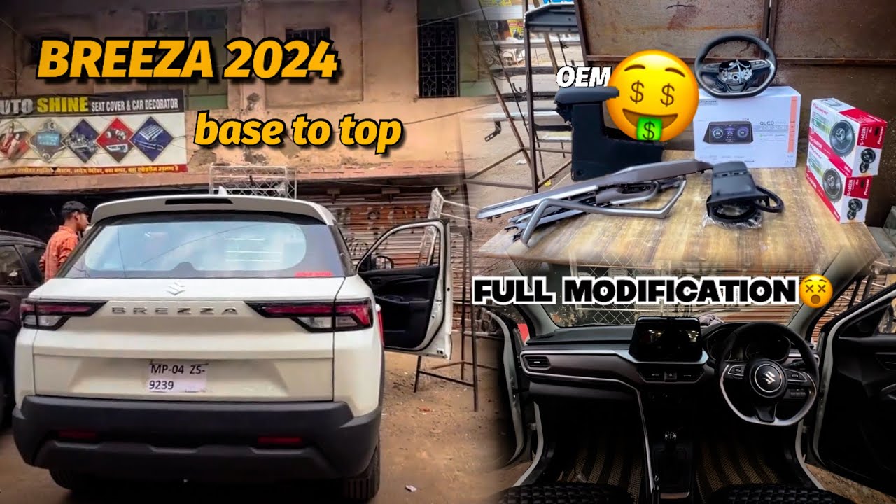 new brezza lxi 2024 🔥 base to top | full modification | interior ...