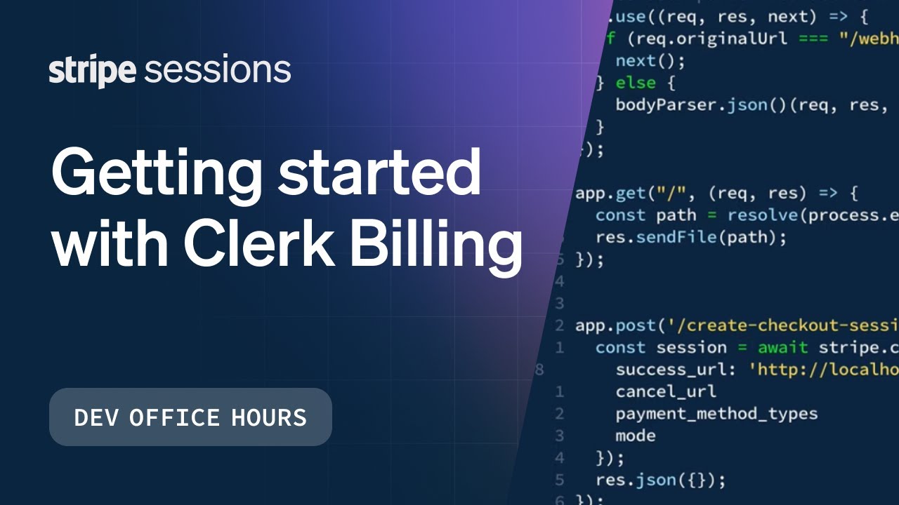 Getting started with Clerk Billing - YouTube