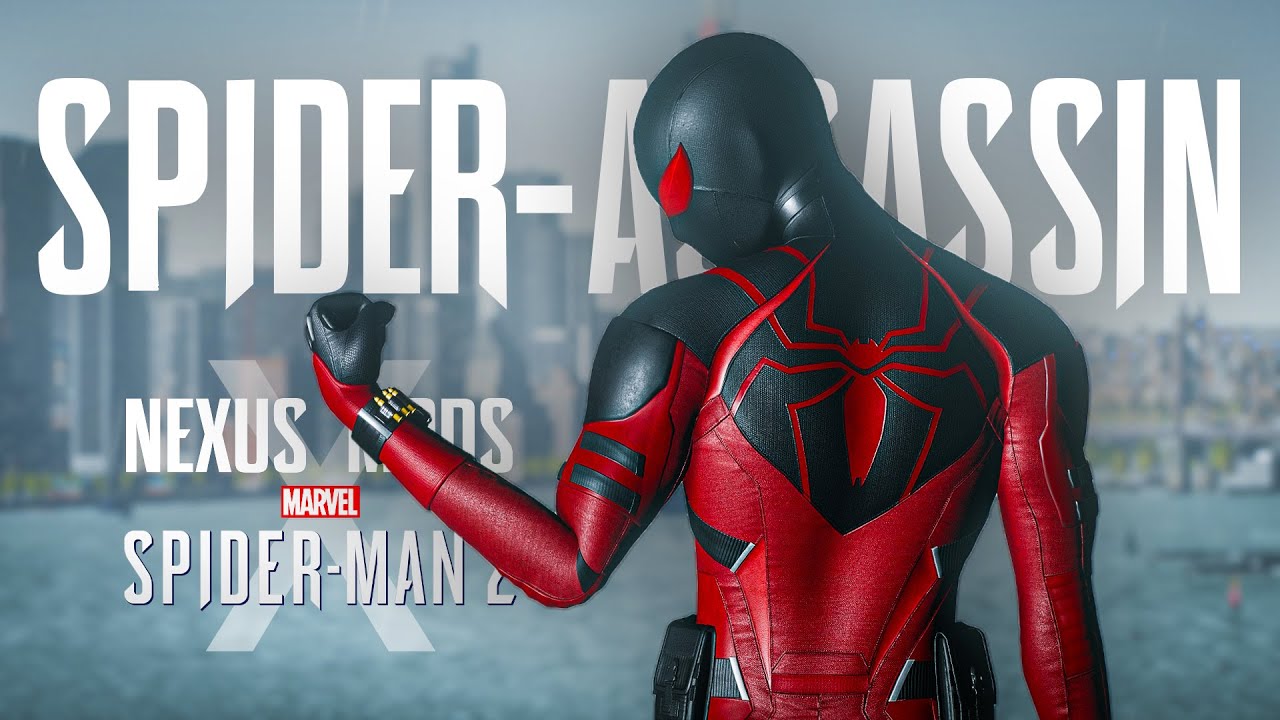 NEW Agro's Photoreal Red & Black Spider Assassin Suit Mod | Marvel's ...