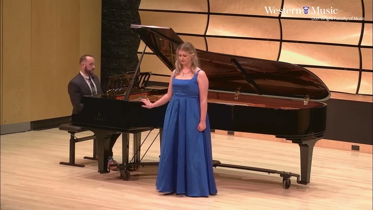 Emma Daves, soprano in Graduating Masters Recital - YouTube