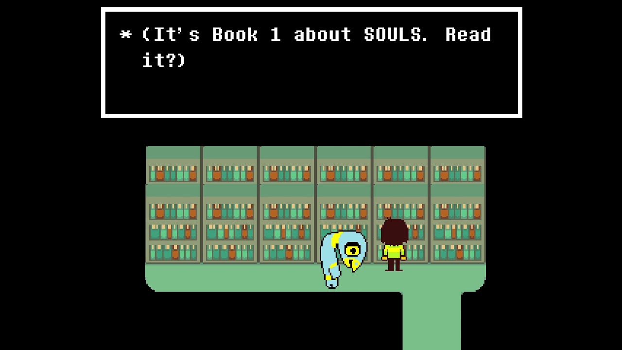 Deltarune Chapter 2 - Gaster follower books - YouTube