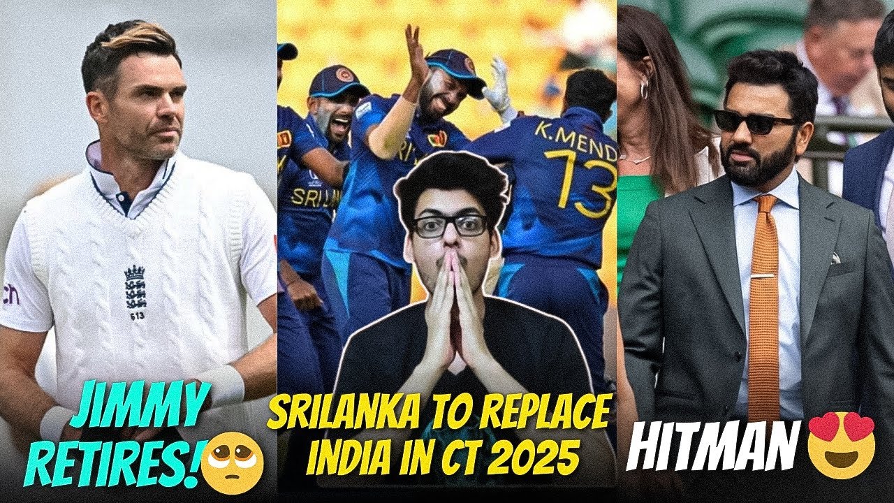 Hitman at Wimbledon 😍, Jimmy Anderson Retires 🥺 Srilanka to replace ...
