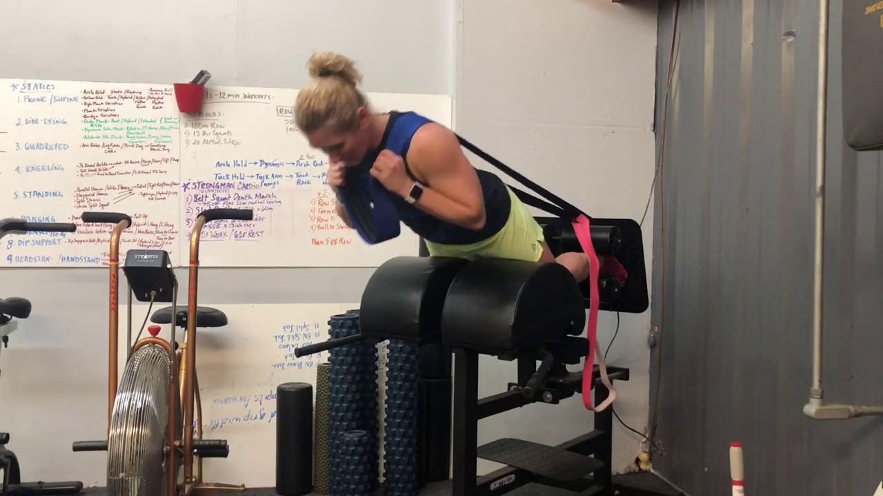 Assisted Glute-Ham Raise Using the NT Loop - YouTube