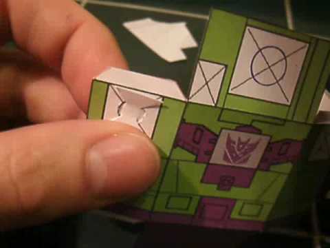 Papercraft Poseability: How to create a pivoting joint for arms and ...