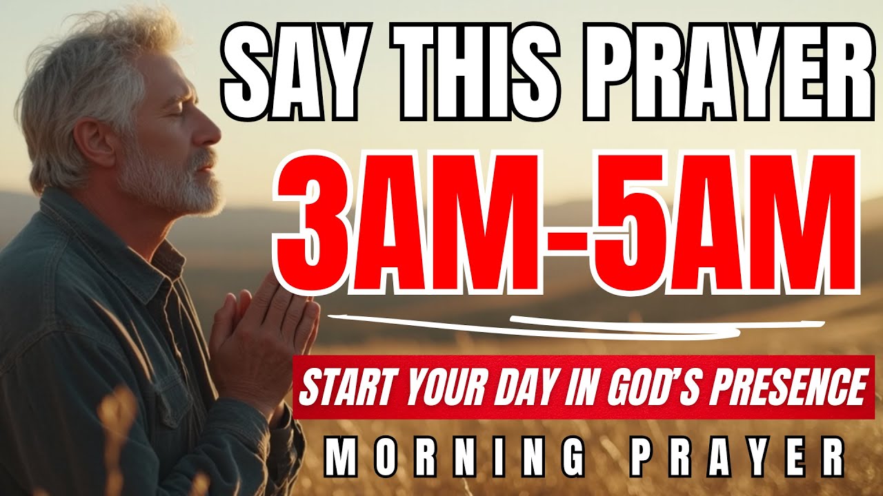 How To Pray At 3AM For A Breakthrough in Your Life | Morning Prayer ...
