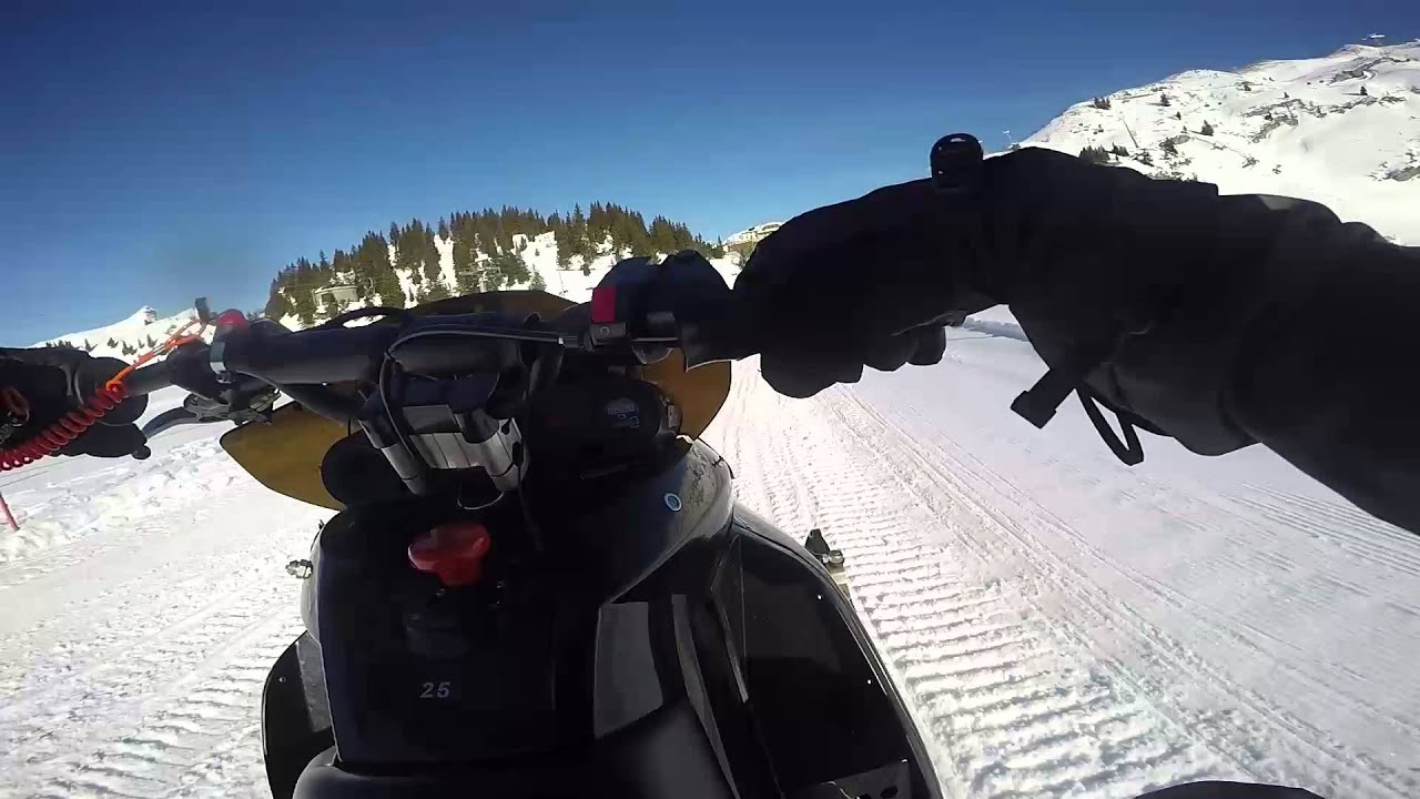 Snowmobiling - Engelberg 2016 - YouTube