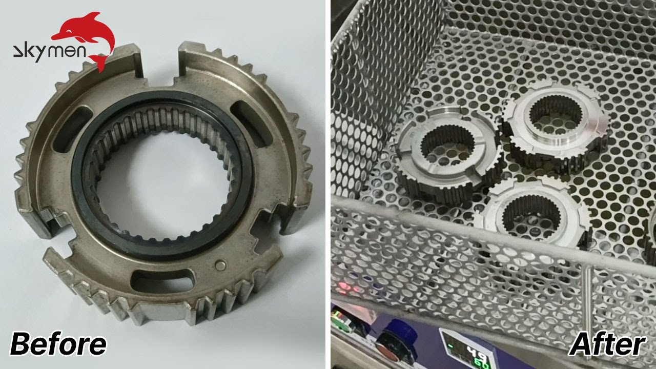 Gear Degreasing & Dirt Removal with Skymen Ultrasonic Cleaning ...