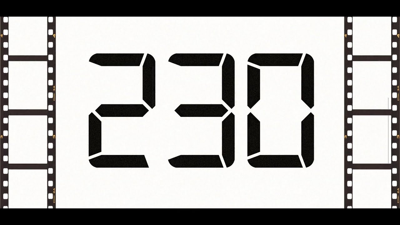 Countdown from 230 to 0 (Retro) - YouTube