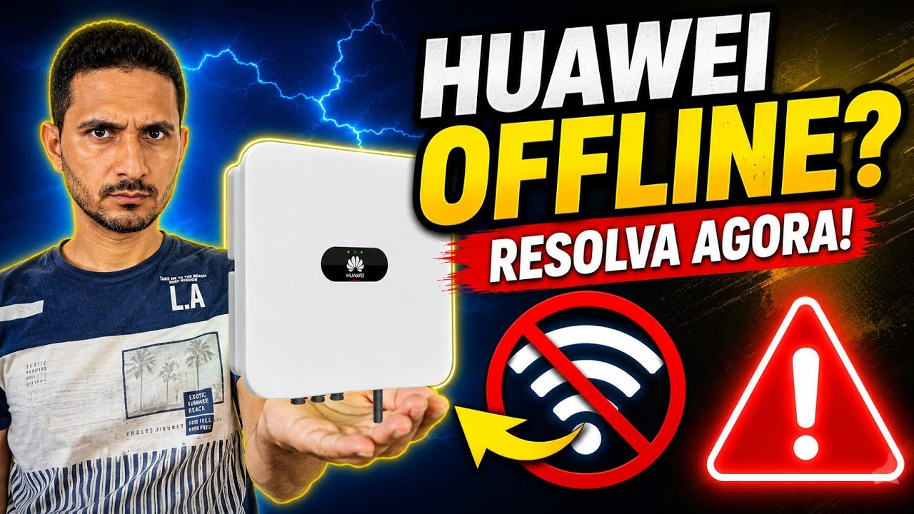 Como RECONFIGURAR o inversor na internet da marca HUAWEI - Passo a ...
