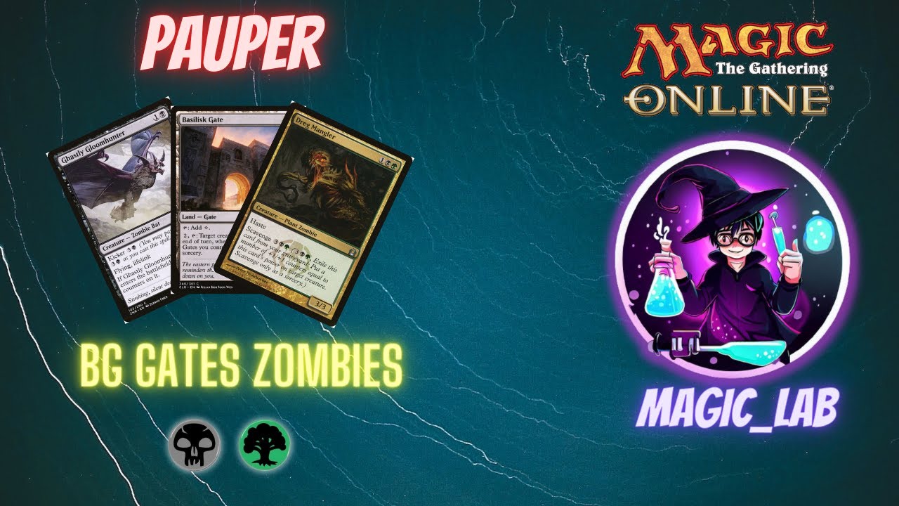 BG Gates Zombies - Deck sugerido I MOL (MTG ONLINE) I Pauper I Deck ...