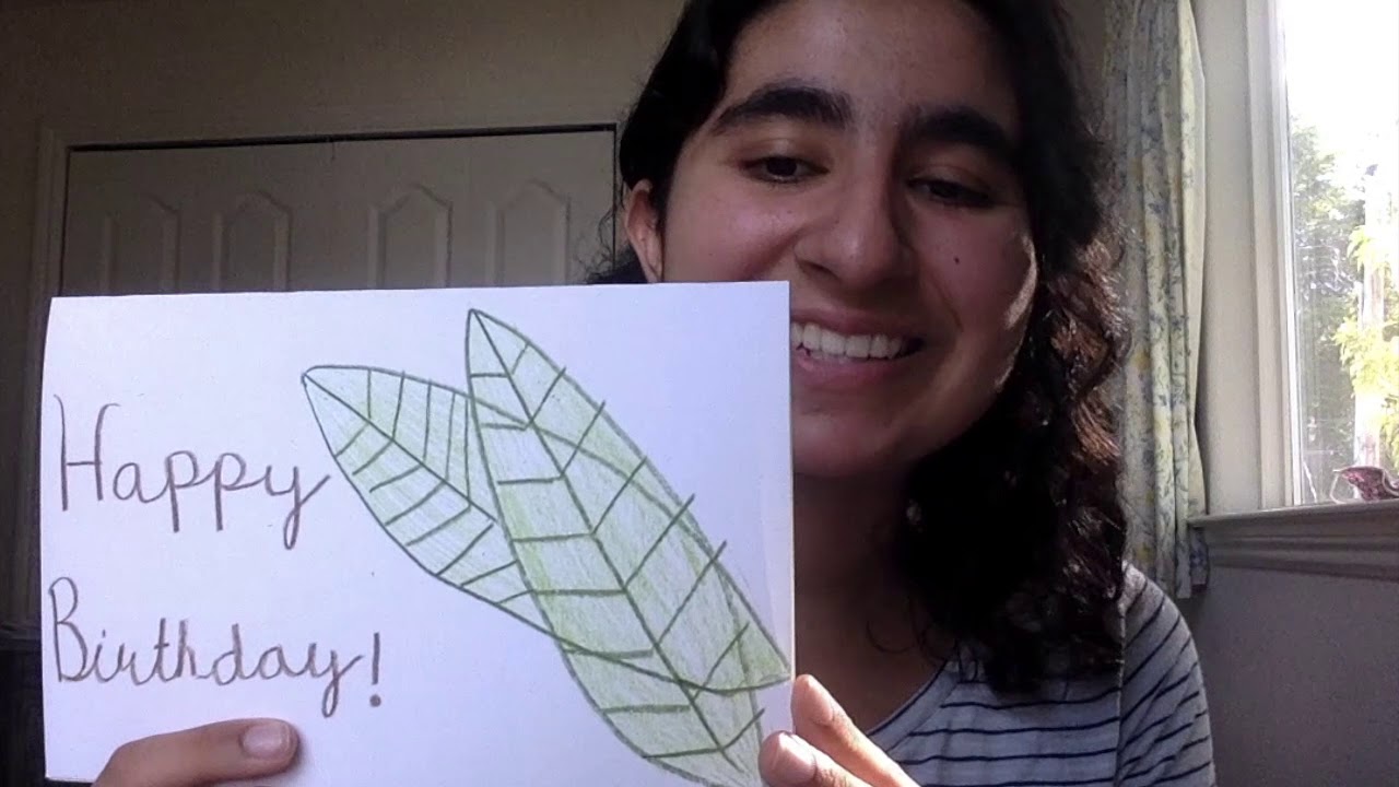 DIY Birthday Card with Matcha - YouTube