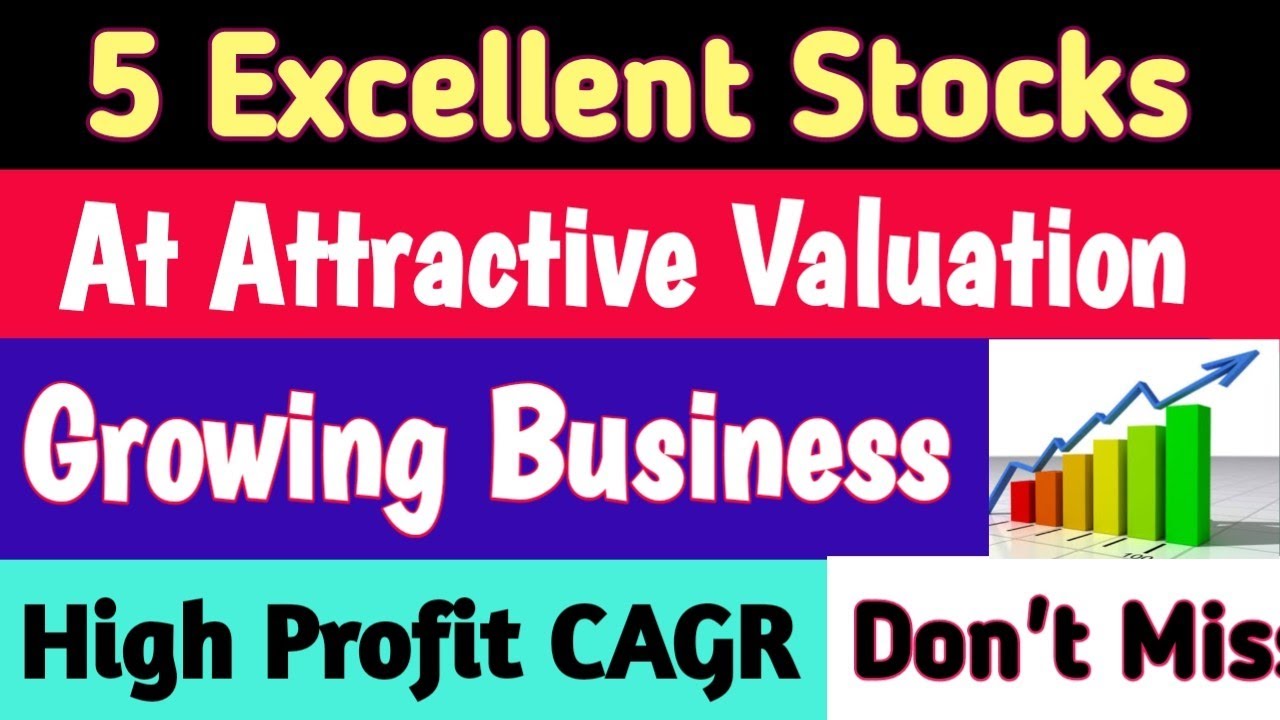 5 Excellent Stocks At Buying price| Best Growth Stocks In India| High ...