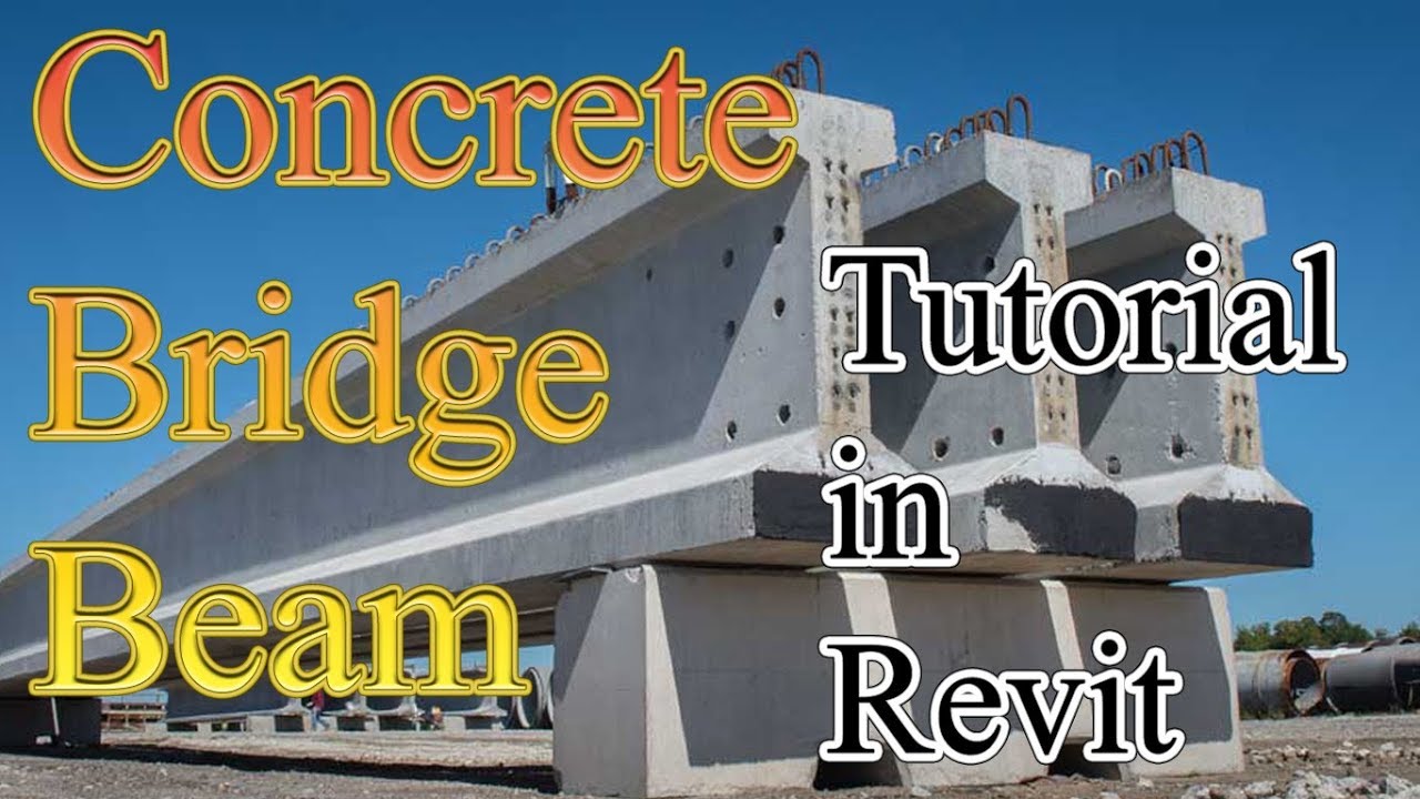 Revit - Concrete bridge beam familly - YouTube