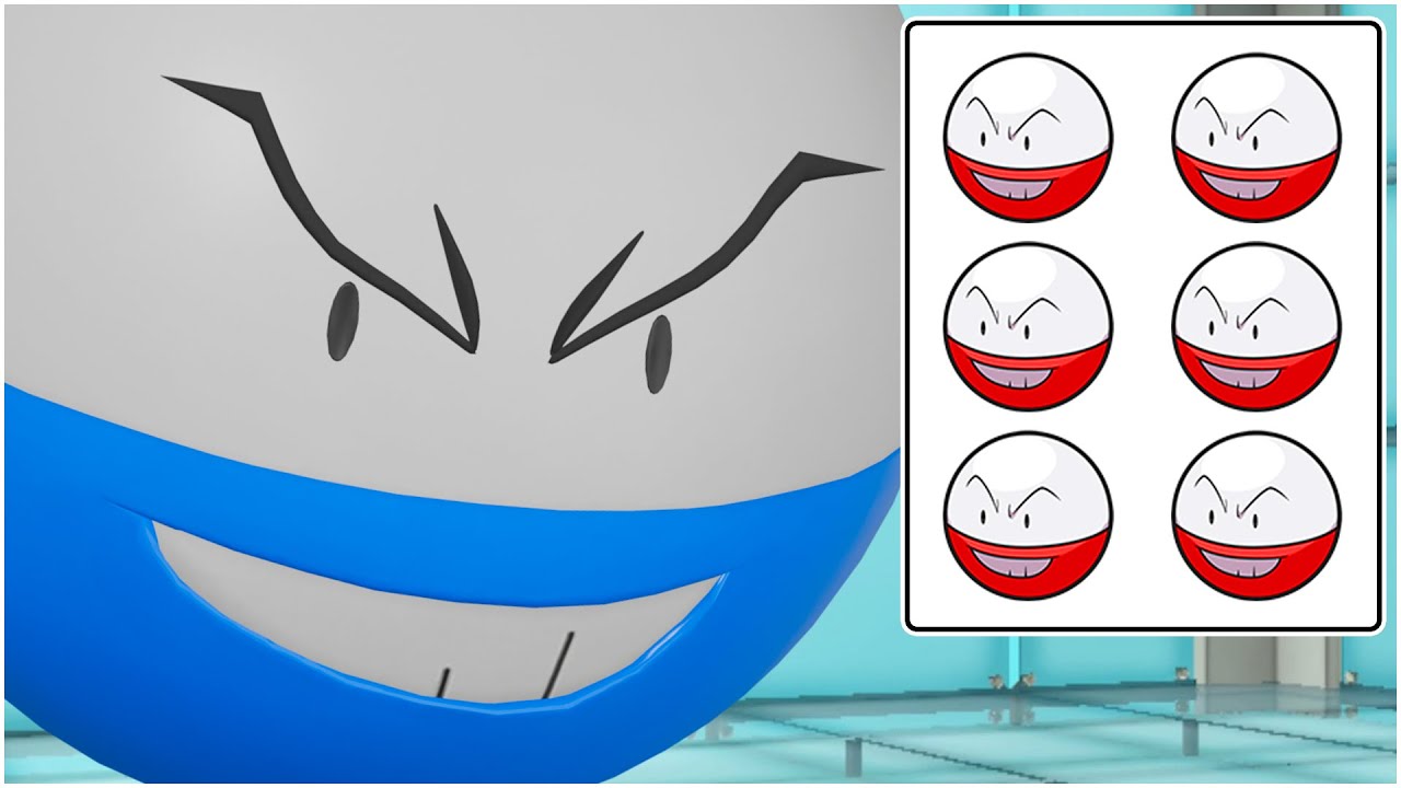 ELECTRODE TEAM! Shiny Electrode Best Moveset EXPLOSION Pokemon Scarlet ...