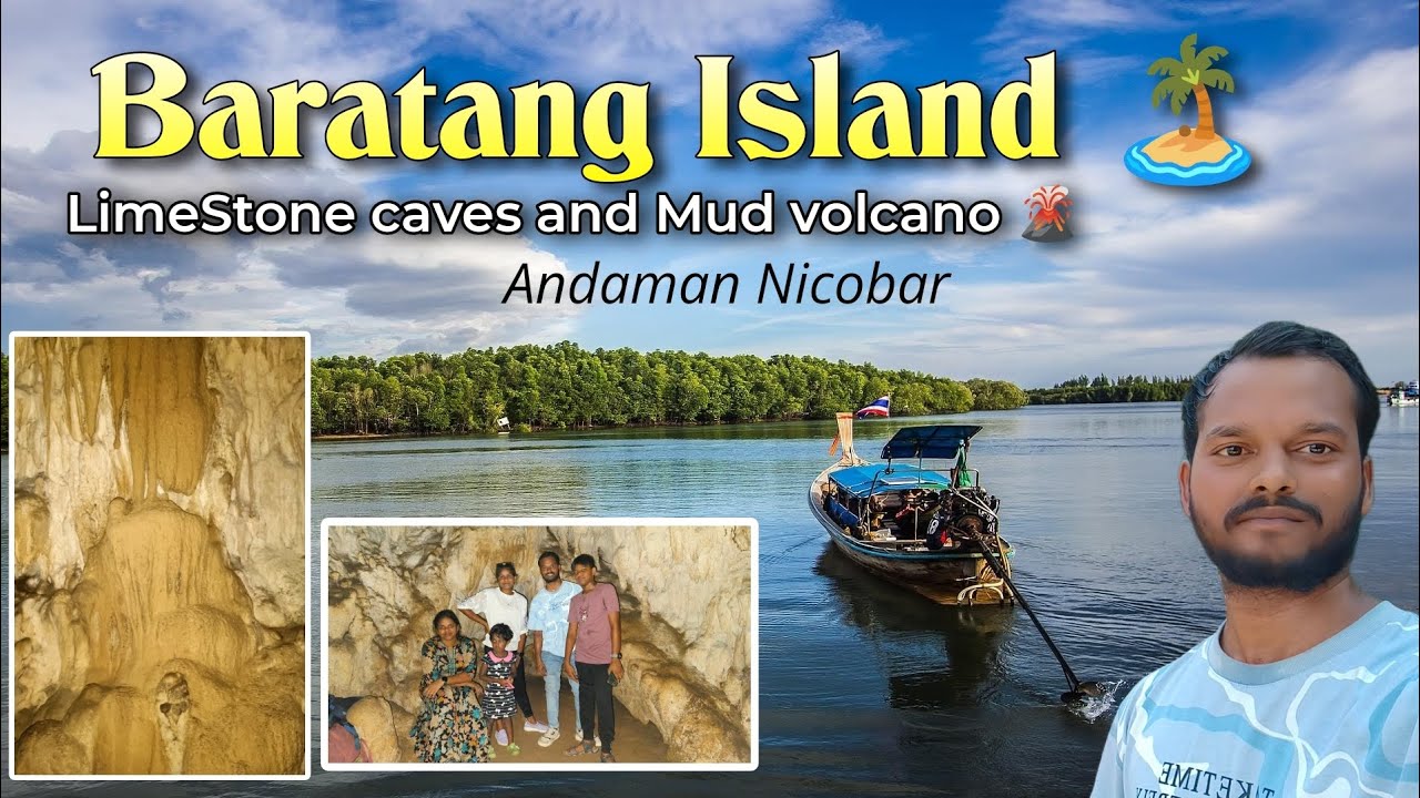 Baratang Island Andman || limestone caves and Mud volcano 🌋 || # ...