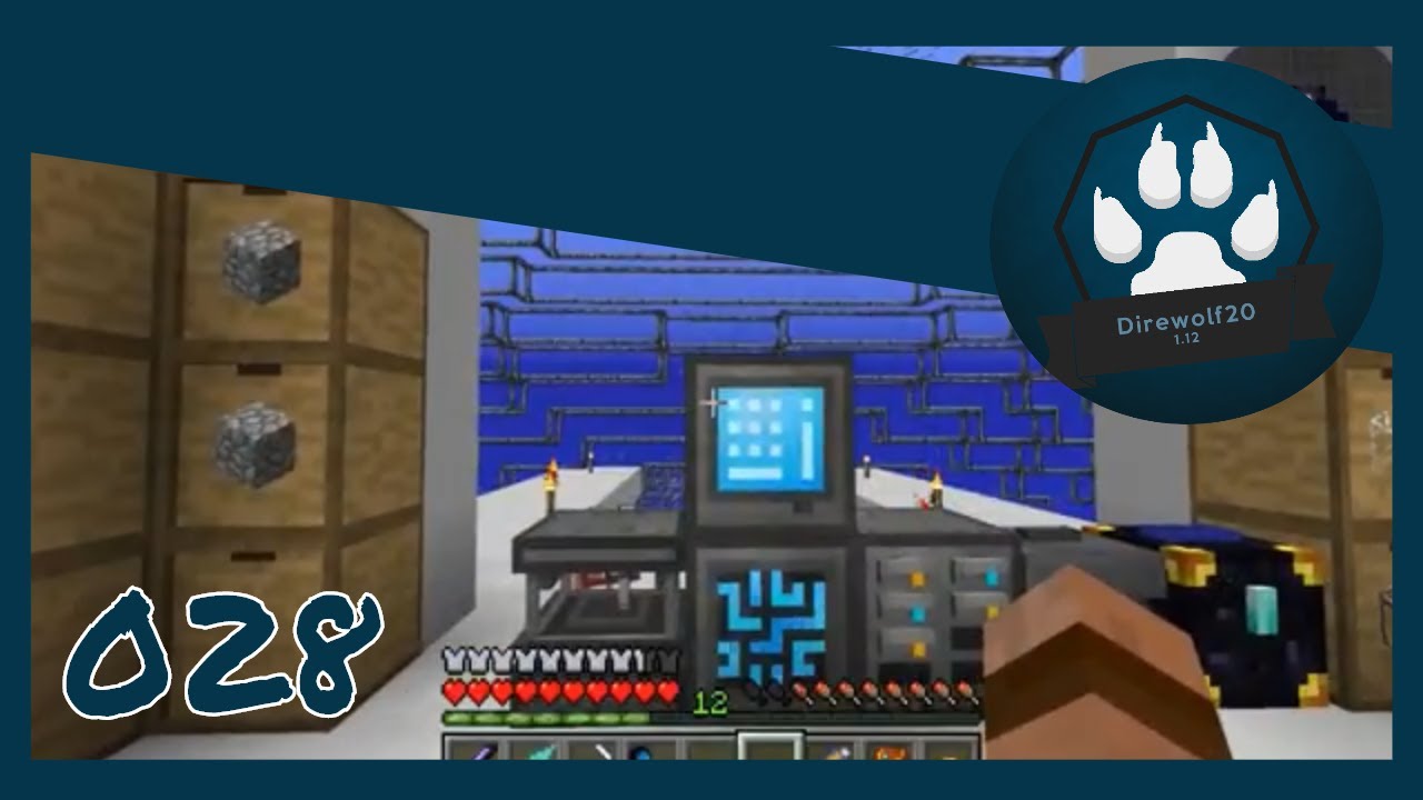 Let's Play Direwolf20 1.12: 028 Quantum Quarry - YouTube