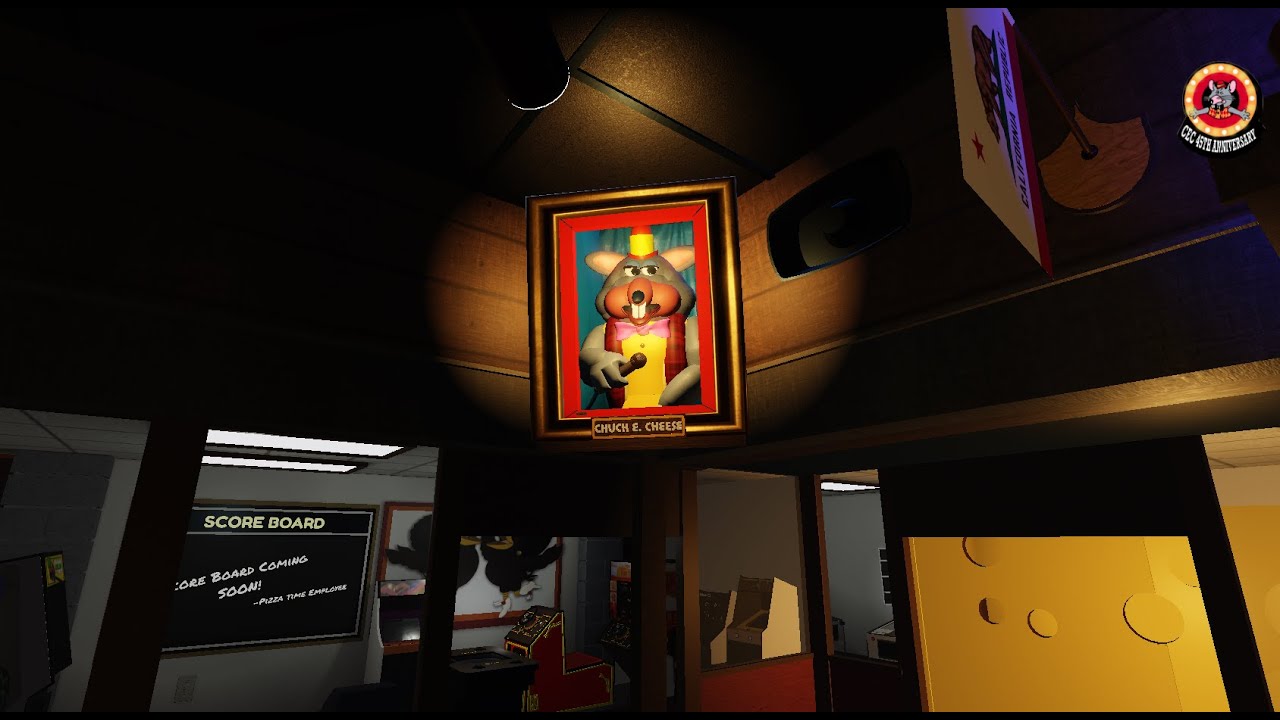 The original Chuck E. Cheese's Pizza Time Theater Recreated in Roblox ...