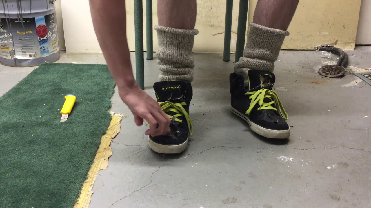 Trashing Old Sneakers Part 1 - YouTube