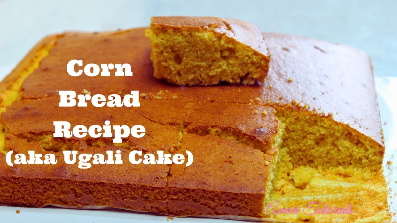 Kenyan Baker MAKES Corn bread (how to make UGALI cake) Kenyan Corn ...