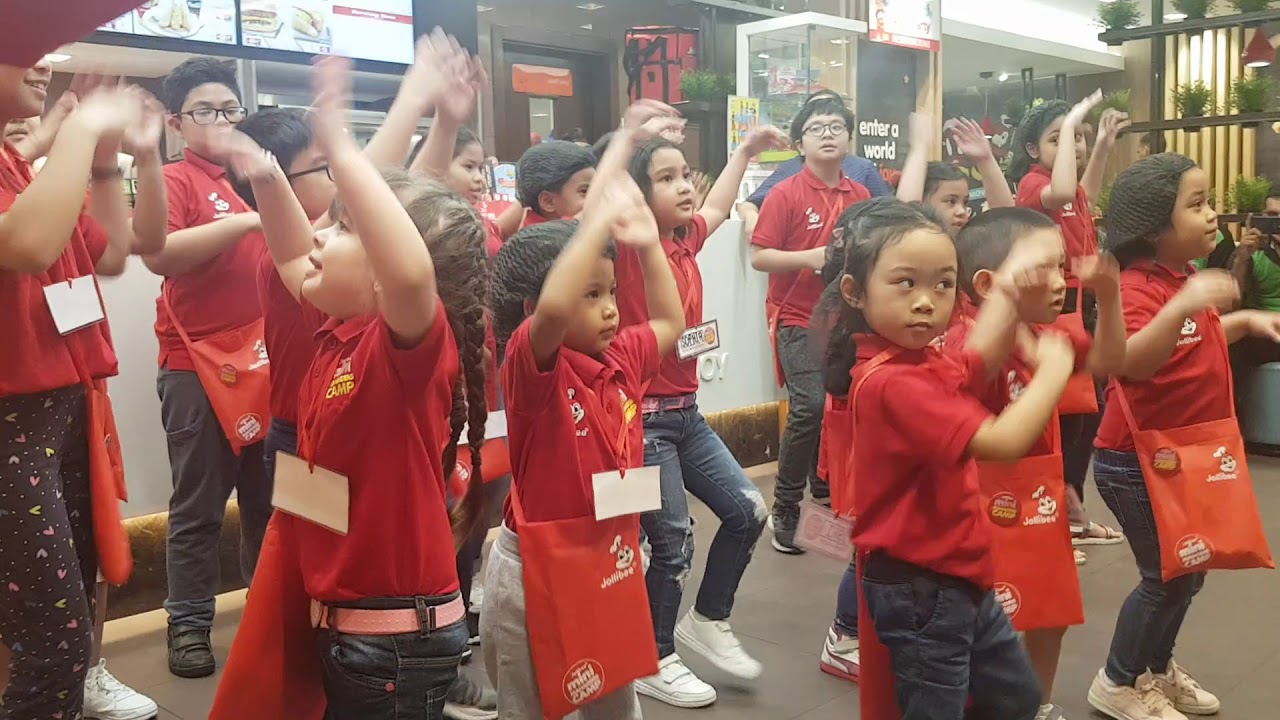 JOLLIBEE WOW DANCE MINI MANAGERS CAMP - YouTube