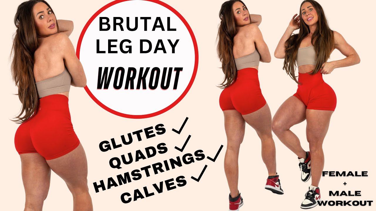 Brutal Leg Day Workout The Best Full Leg Day Exercises Youtube