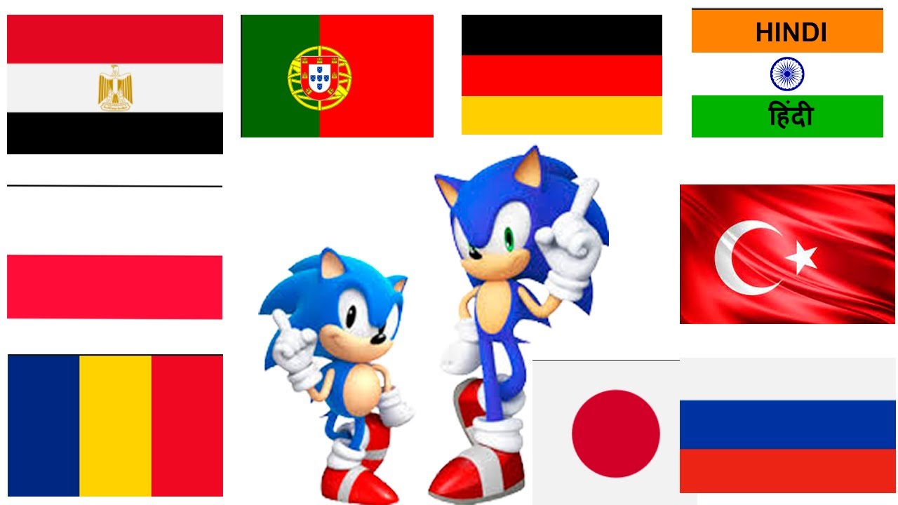 Sonic in Different Languages / Translation Meme - YouTube
