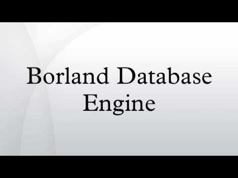 Borland Database Engine - YouTube