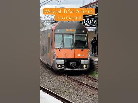 Waratah B Set Arriving Into Central #shorts - YouTube