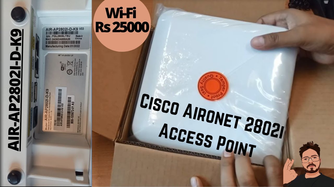 Unboxing of Cisco Aironet 2802i Access Point | WiFi Model No - AIR ...