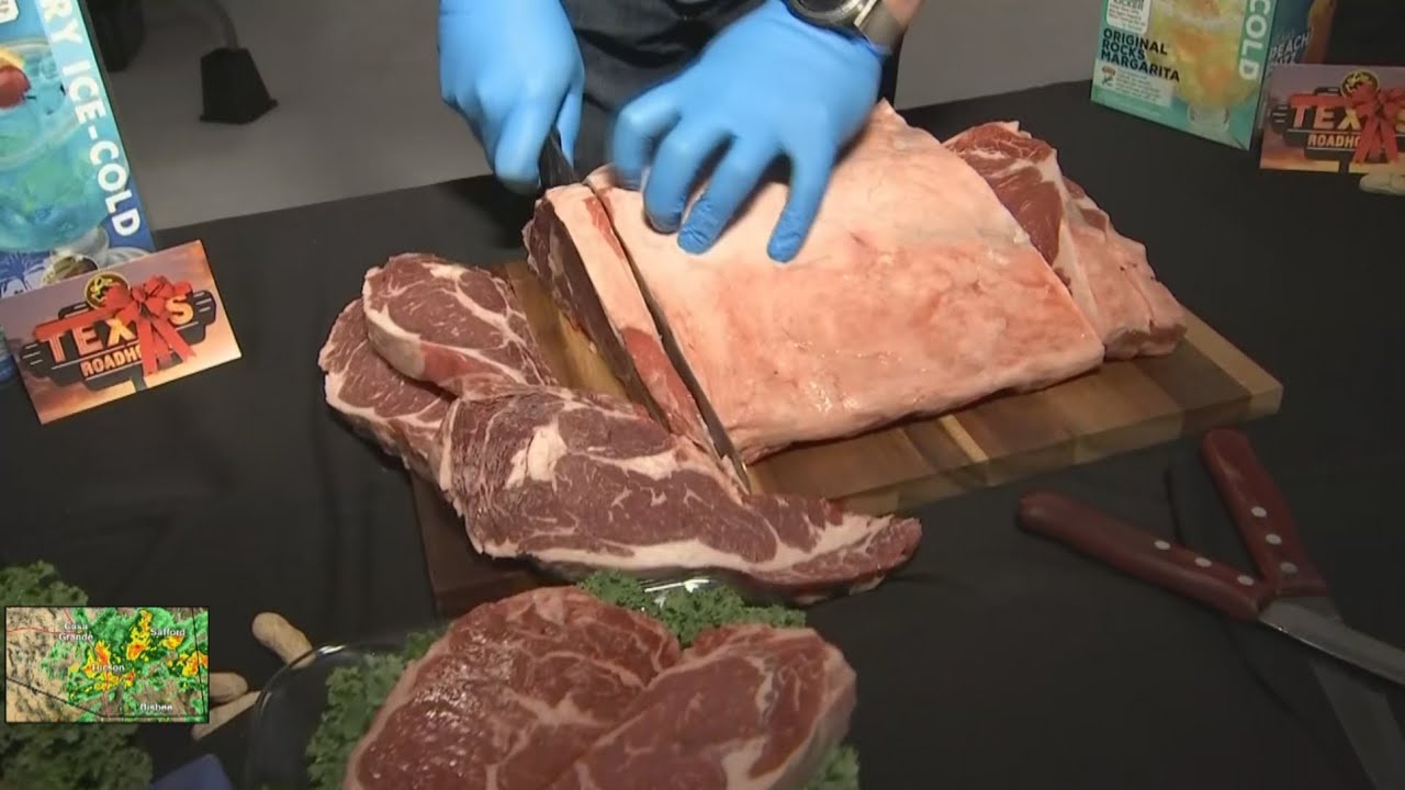 Butchers from AZ and other states slice meat on ice to win big - YouTube