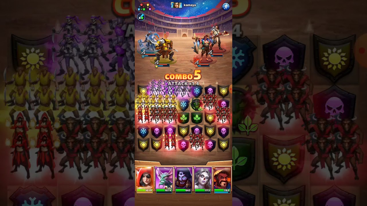 Raid tournament plus normal raid attacks - YouTube