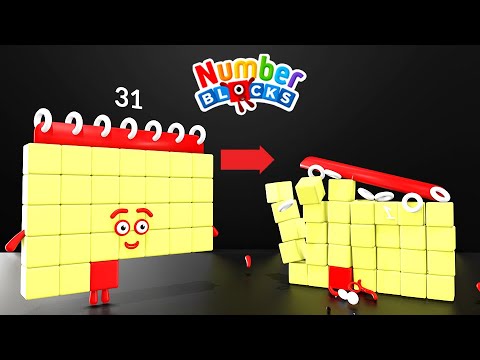 Numberblocks Thirties but EVERYONE is Falling Apart - YouTube