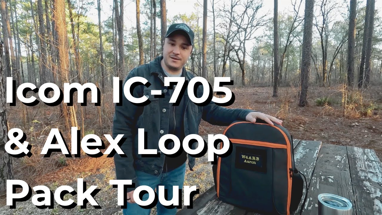 IC-705 & Alex Loop - Portable Kit Tour - YouTube