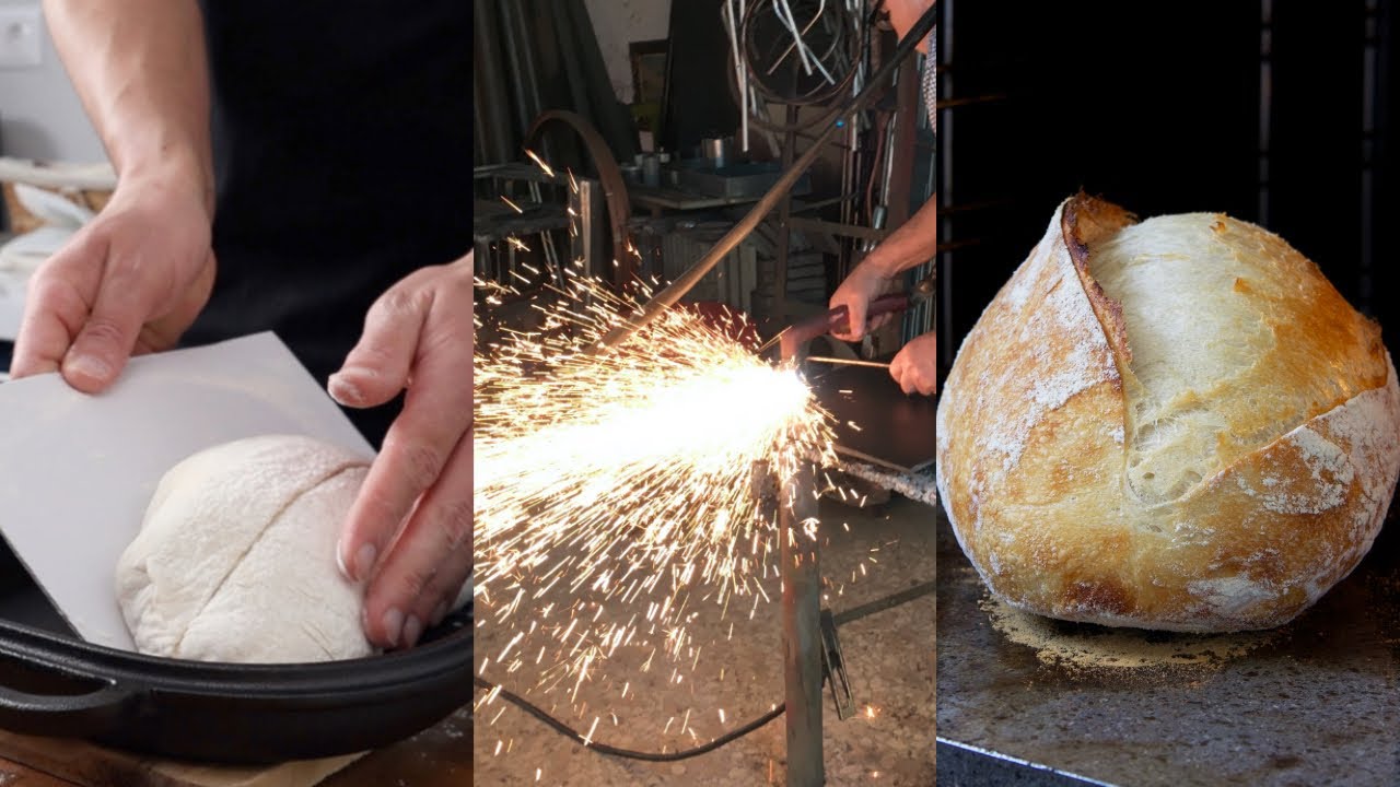 How to Use Stone, Steel & Iron to Bake Bread - YouTube
