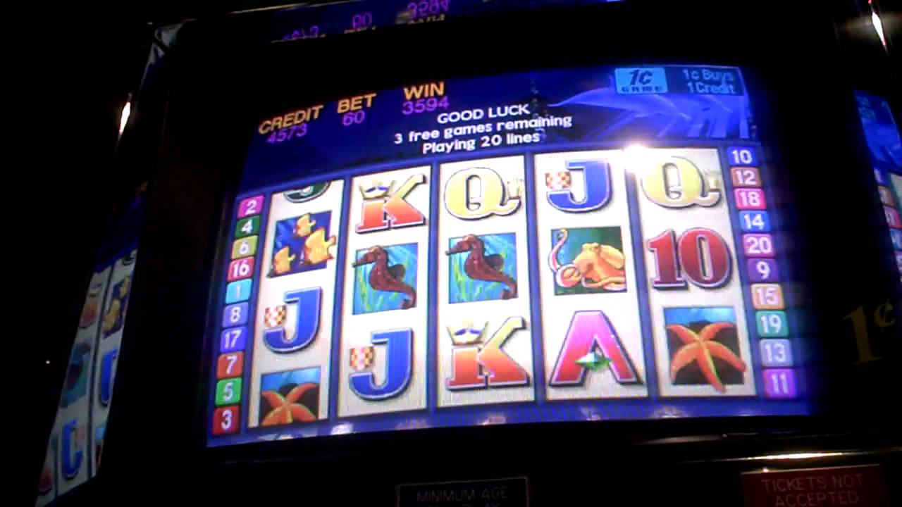 Dolphin Treasures Slot Machine Bonus - YouTube