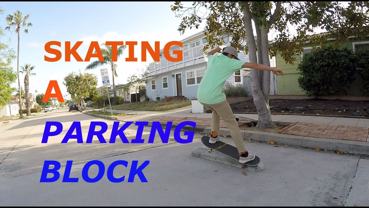 skating a parking block | I FOUND IT! - YouTube