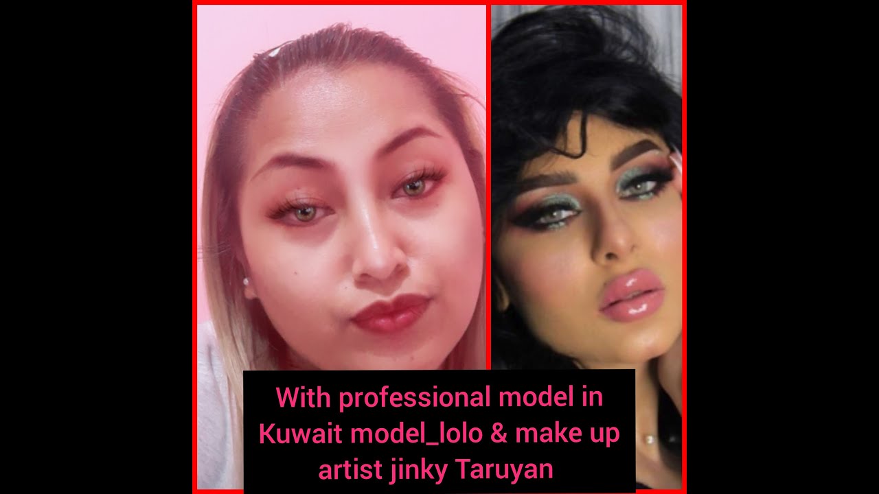 With Professional model in Kuwait model_lolo/make up artist by.jinky ...
