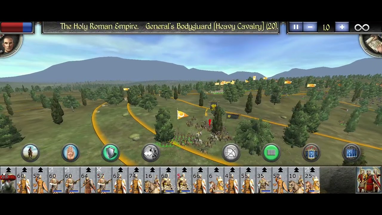 Medieval 2 full scale attack (on enemy flank ) - YouTube