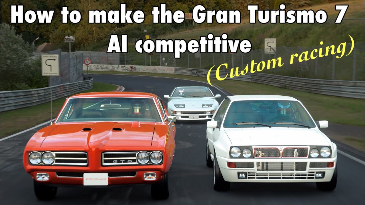 How to make the custom race AI competitive GT7 - YouTube