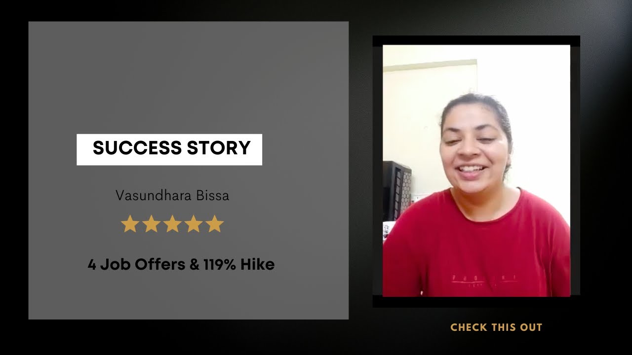 Client success story: 4 job offers & 119% hike (20LPA Salary) - YouTube