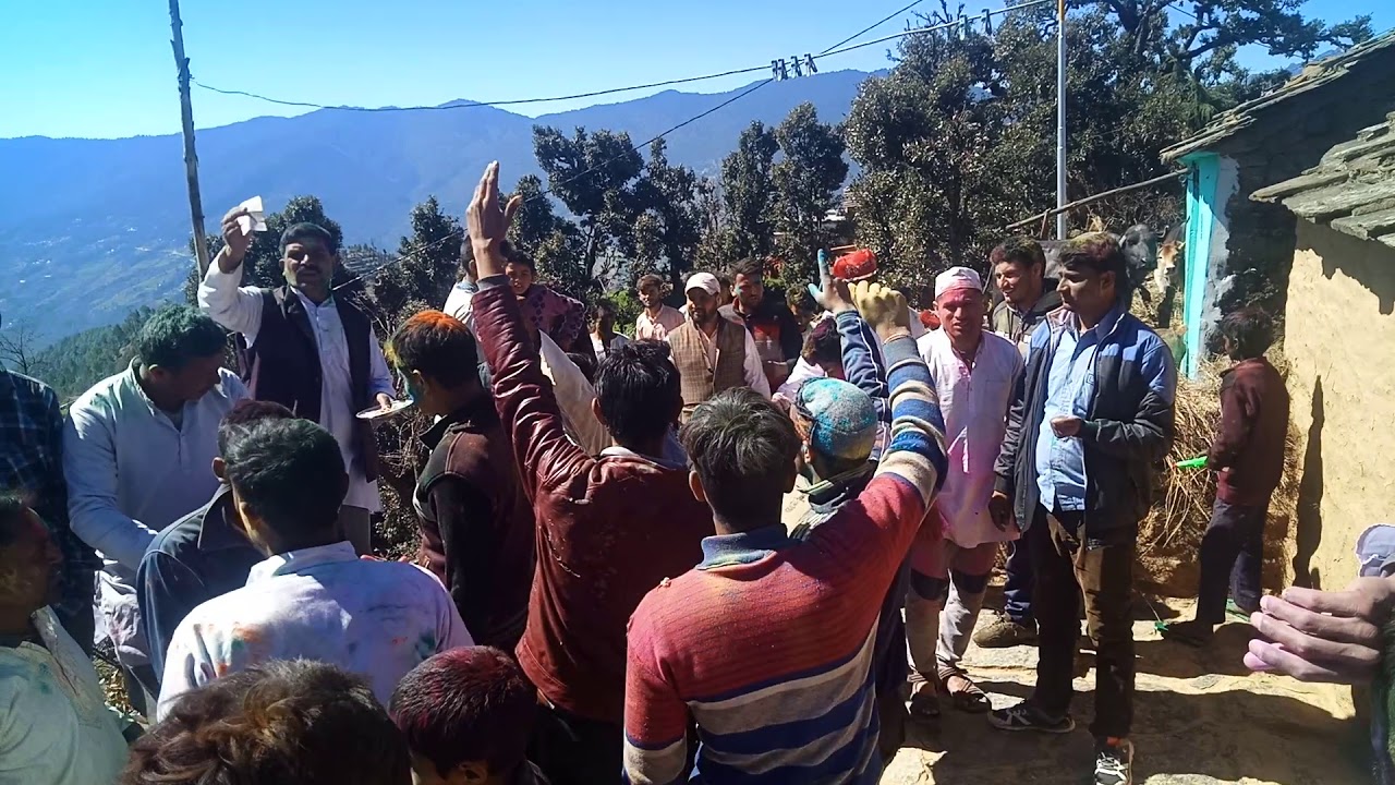 Gadwali holi kurar Tharali - YouTube