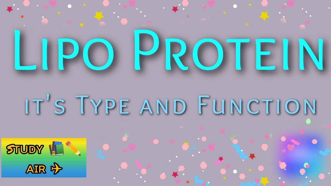 Lipo protein | Types and function | Lipid | fat | - YouTube