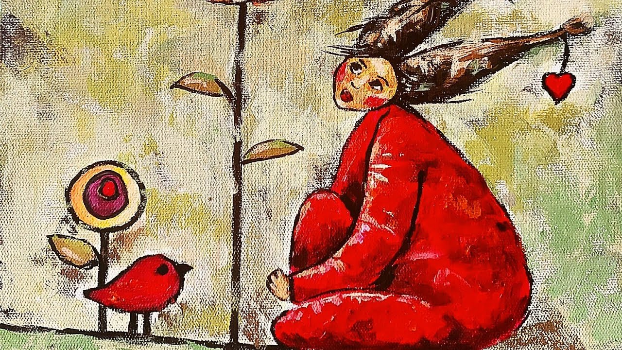 Akrilik boya çalışması/Acrylic paint work - YouTube