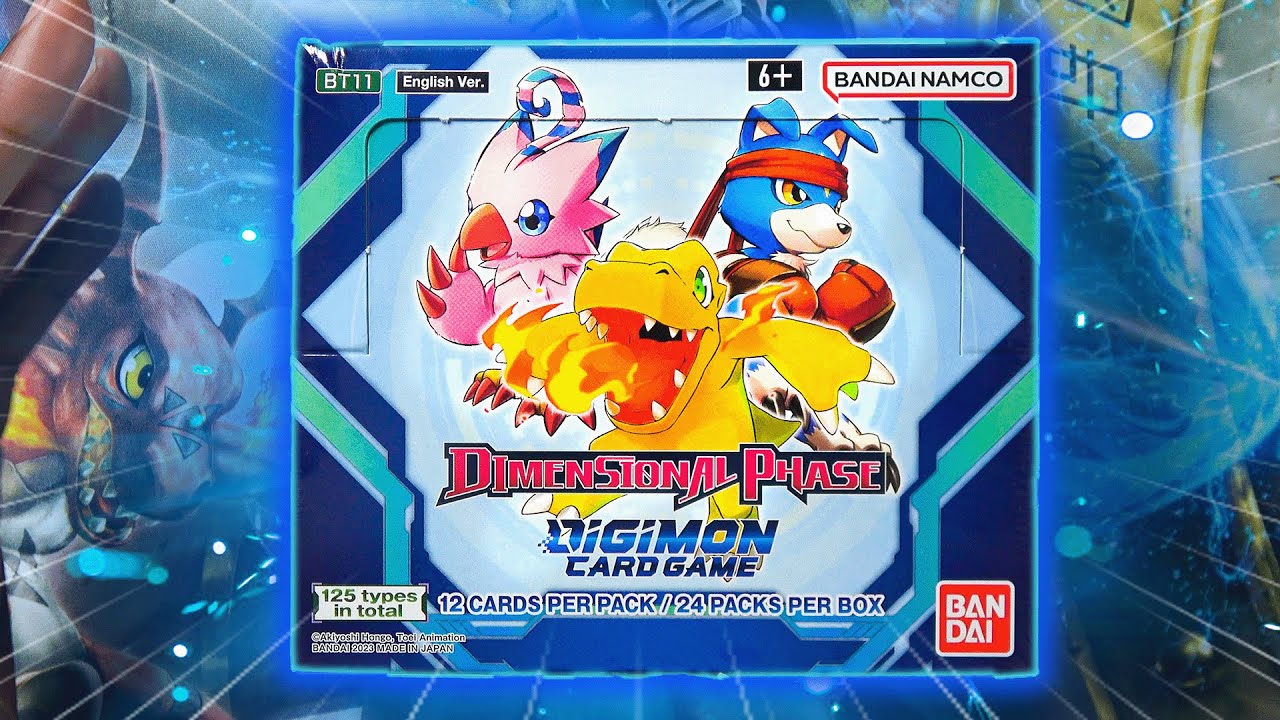 Opening the NEW Digimon TCG Set! BT-11 Dimensional Phase! - YouTube