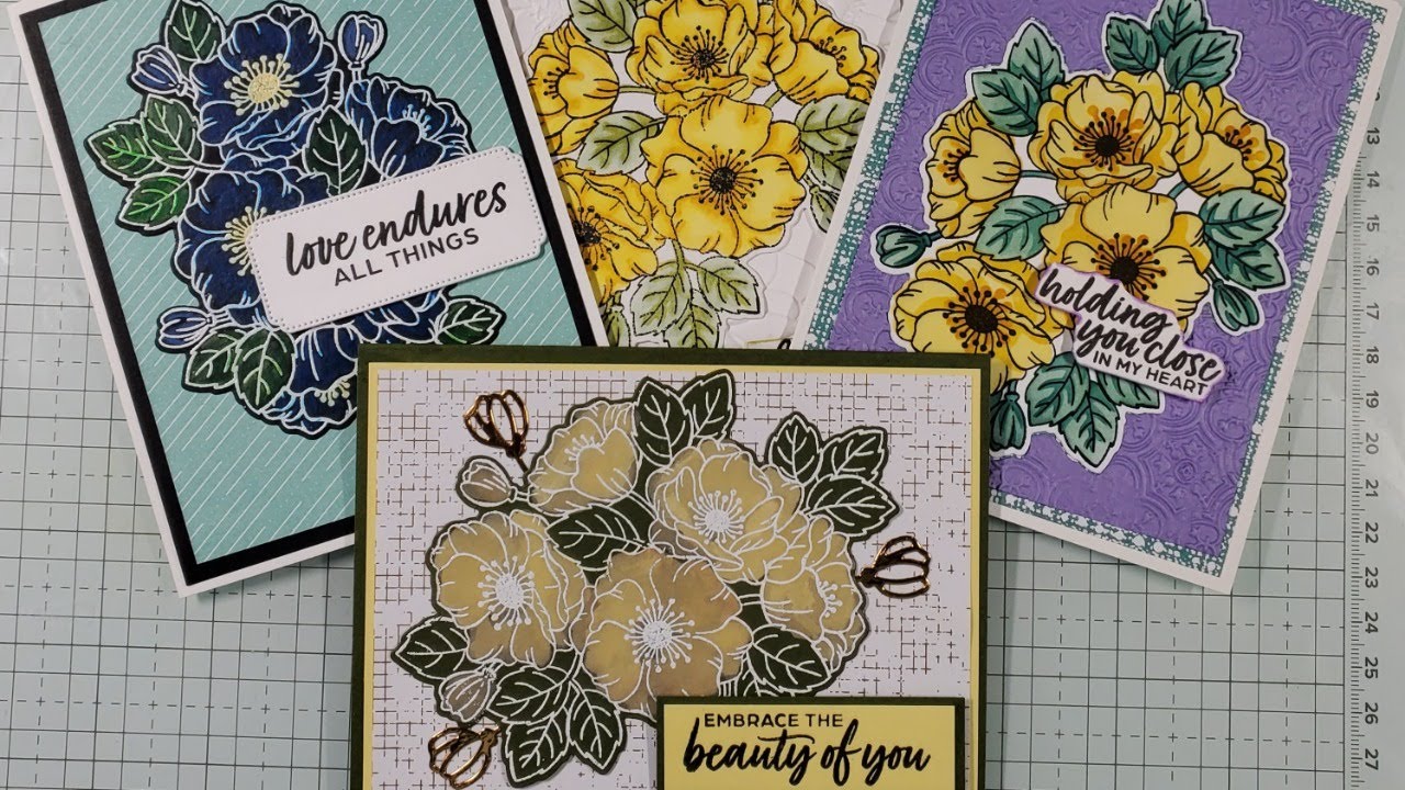 Enduring Beauty, Technique time, Stampin' Up! - YouTube